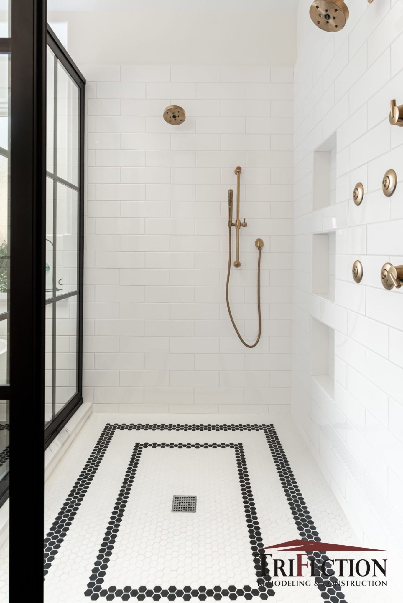 Black Framed Shower Glass Portfolio