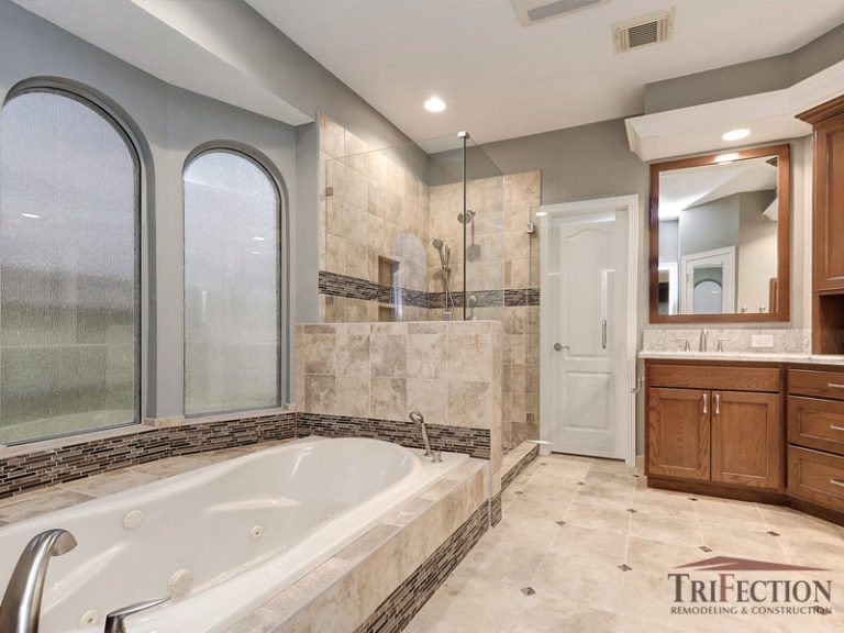 Vanity Tower Cabinet | TriFection Remodeling & Construction